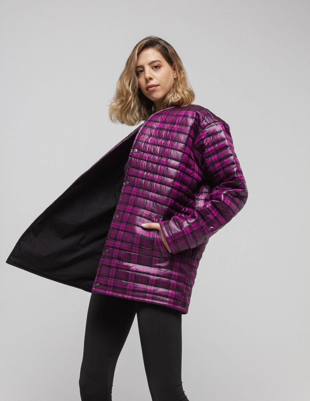 Grape Puffer Anorak — CSB WORLD